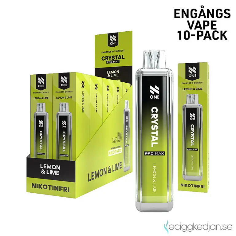 N One Crystal Zero Lemon Lime - Veloop